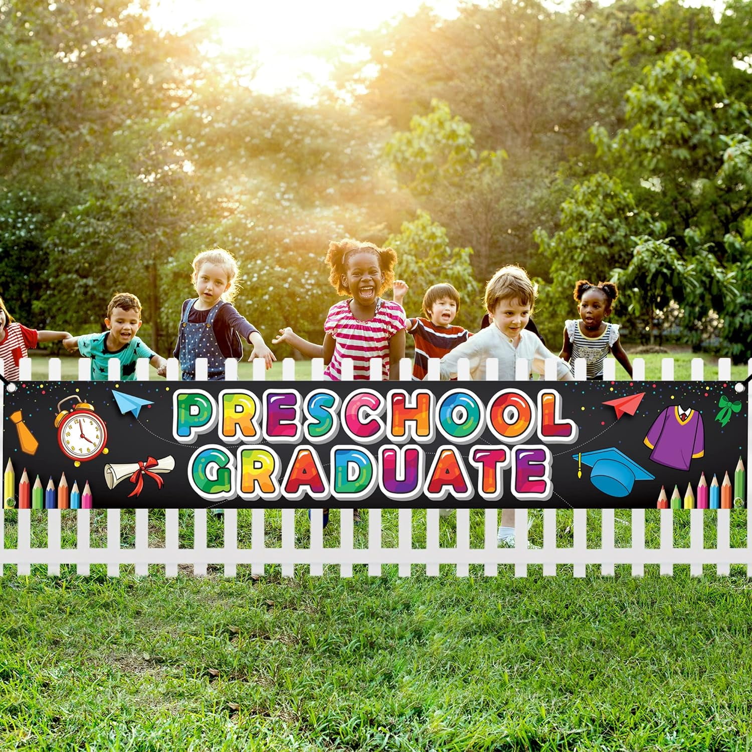 Preschool Graduation Banner 2024 Preschool Graduation Yard Sign 2024 ...