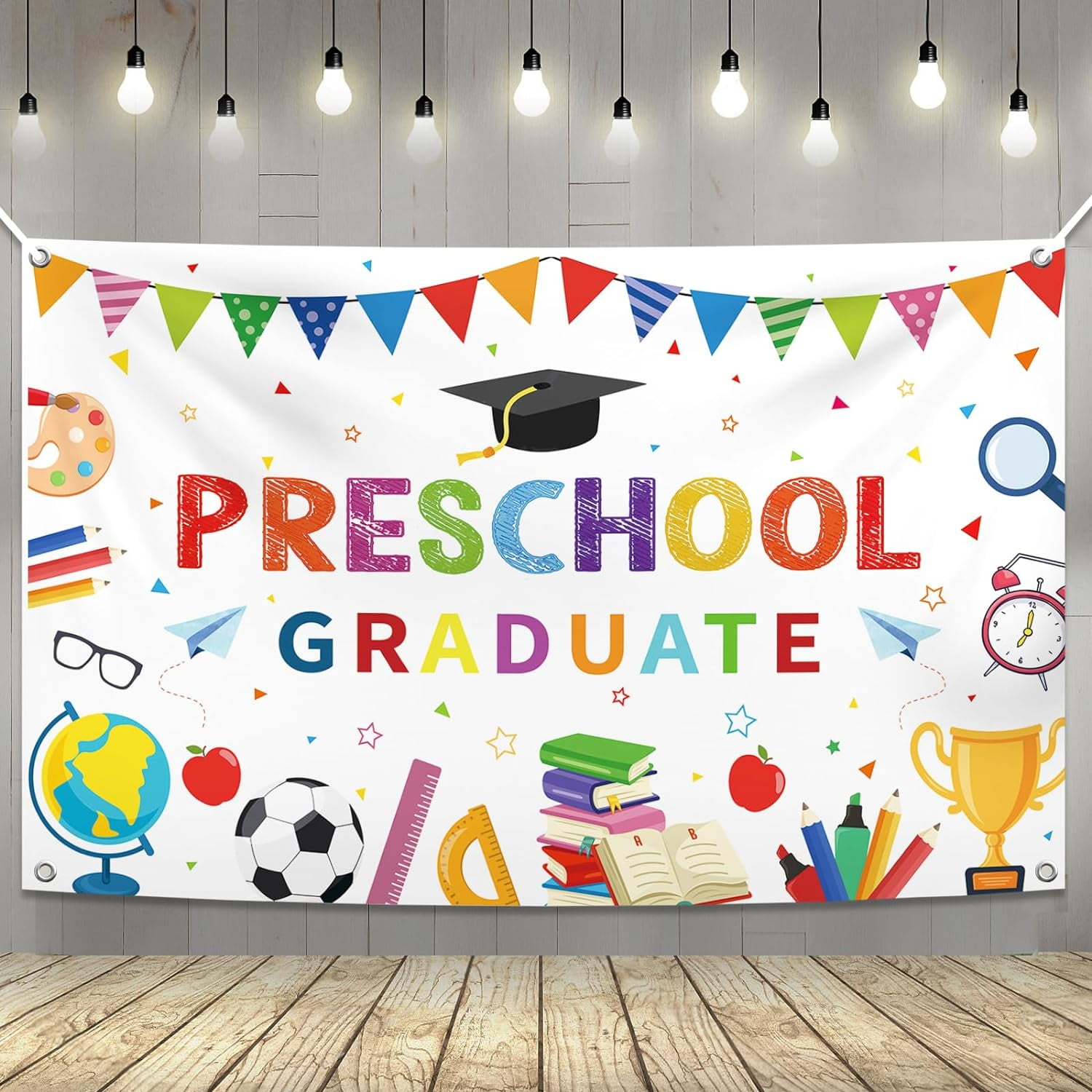 Preschool Graduation Banner, Prek Graduation Banner for Preschool ...
