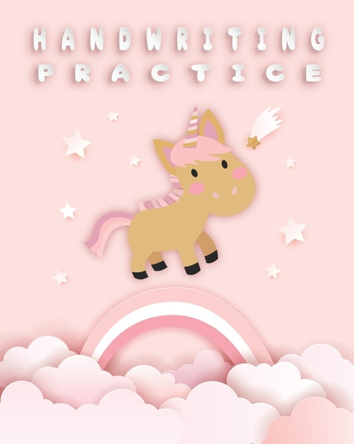 Preschool Handwriting Practice Book: Unicorn ABC Coloring and ...