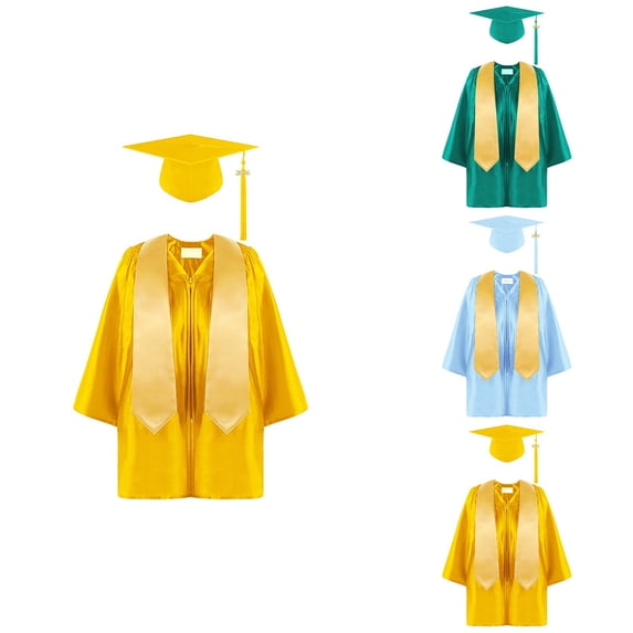 Preschool & Kindergarten Graduation Gown and Cap Set with Tassel ...
