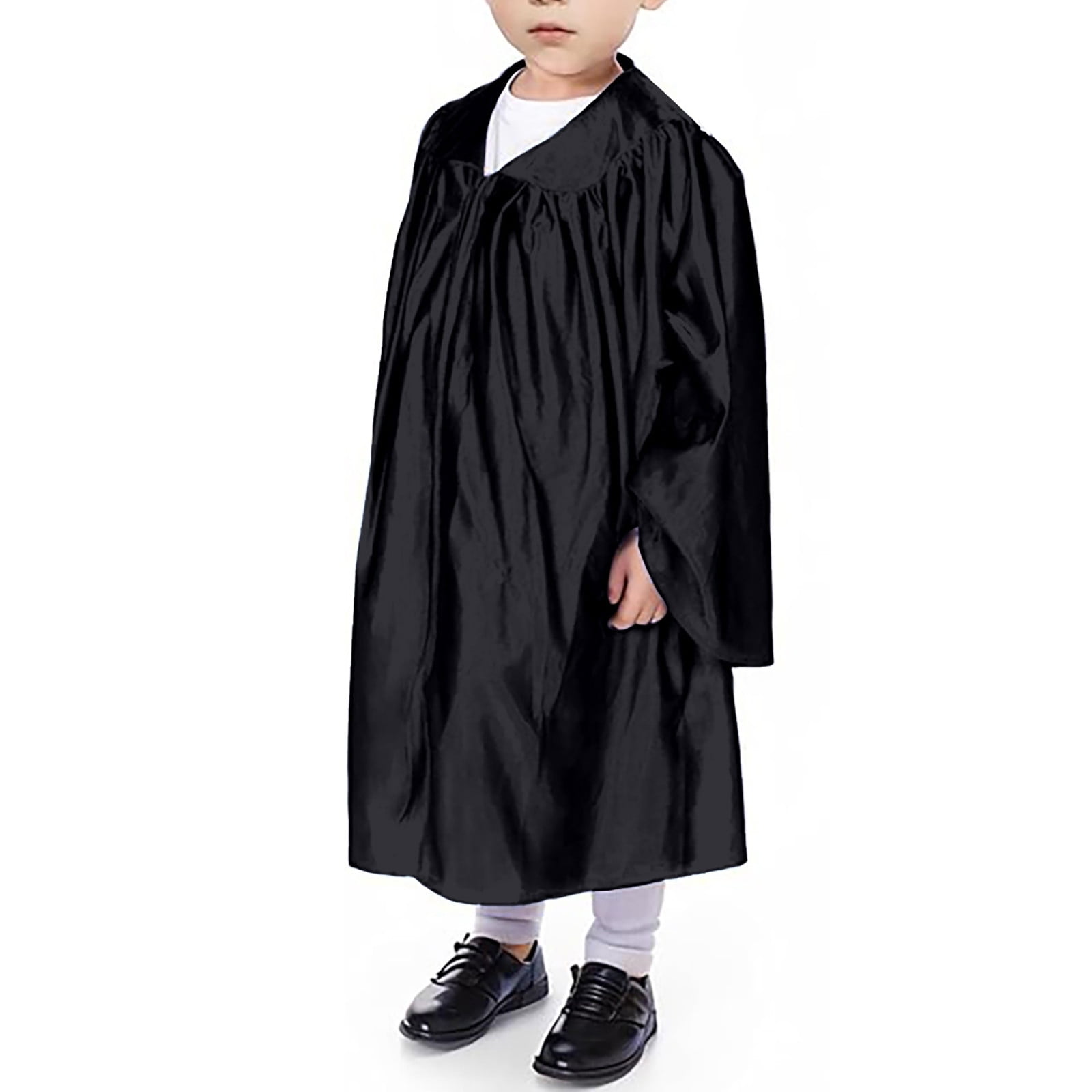 Preschool & Kindergarten Graduation black graduation gown Solid ...