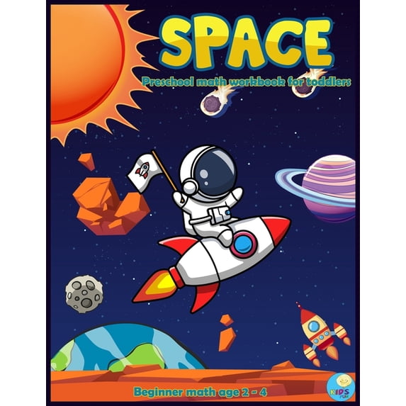 Preschool and Kindergarten Math Activity SPACE Preschool math workbook ...