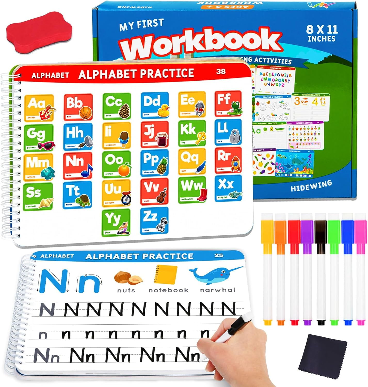 Preschool Learning Activities Educational Workbook: Preschool ...