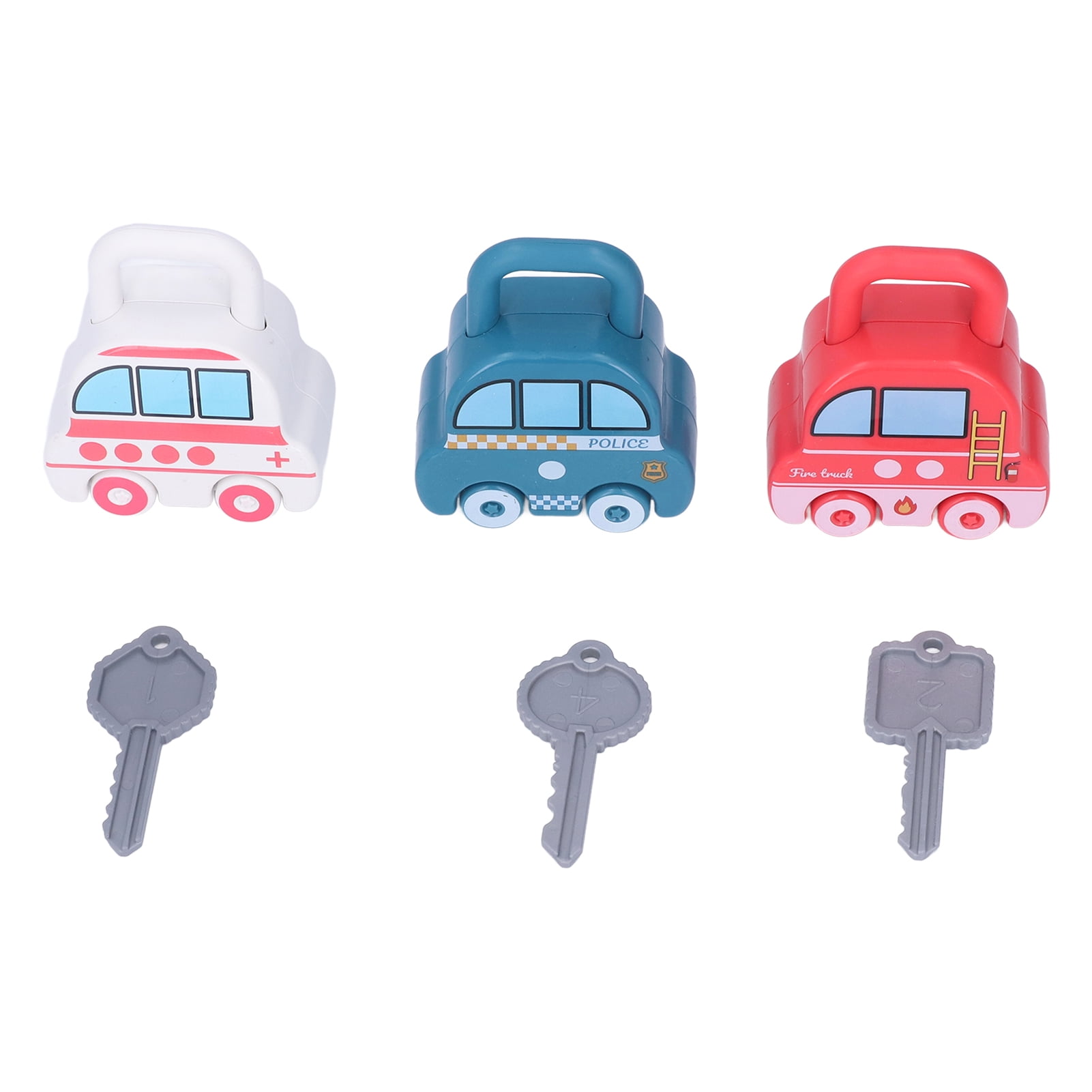 Preschool Learning Activities Lock and Key Toy,Kids Learning Locks Car ...