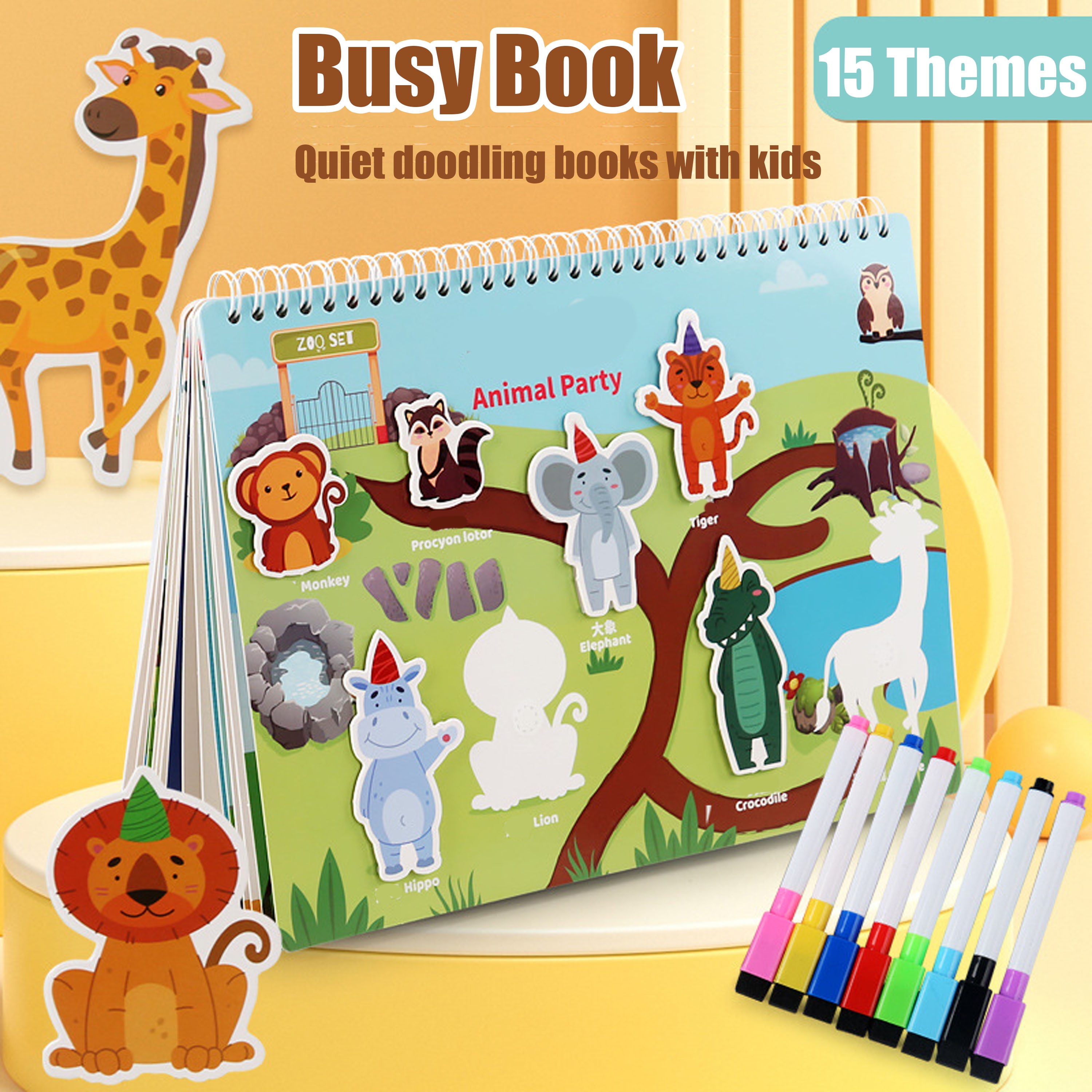 Preschool Learning Activities Newest 29 Themes Busy Book - Workbook ...