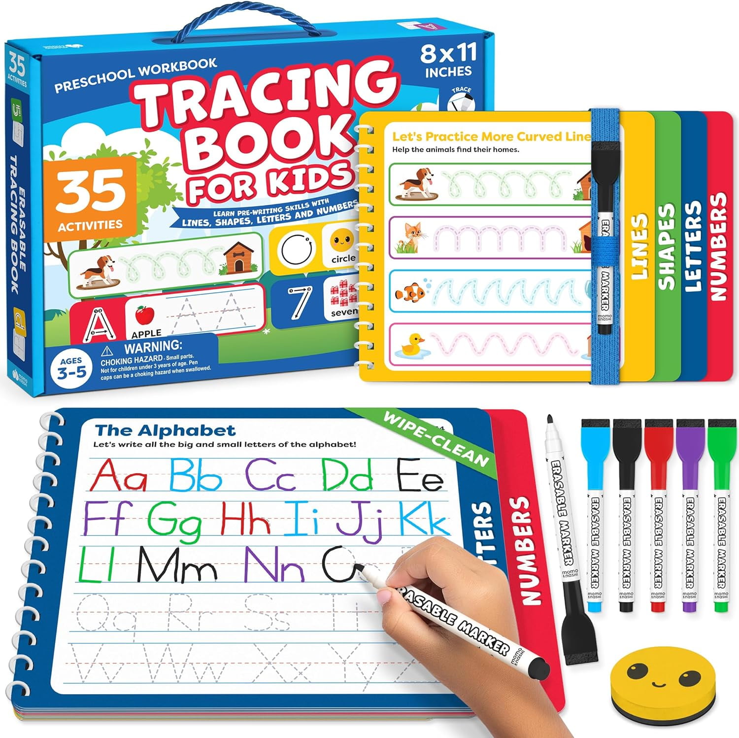 Preschool Learning Activities - Tracing Books for Kids Ages 3-5 ...