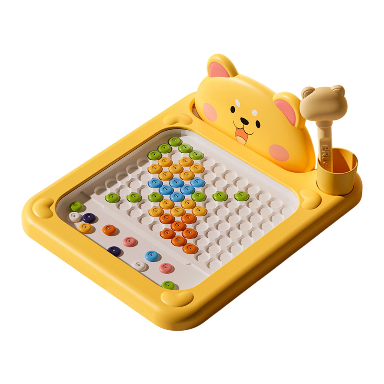 Preschool Learning Activities: Yellow Puppy children's magnetic drawing ...