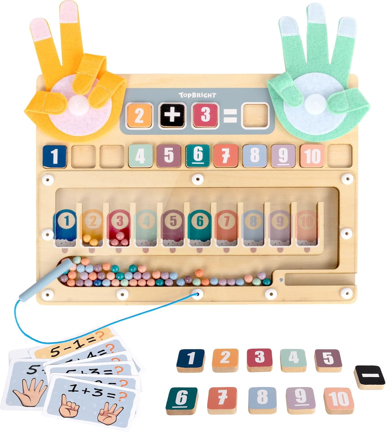 Preschool Learning Toys for Toddlers 2-4, Educational Math ...