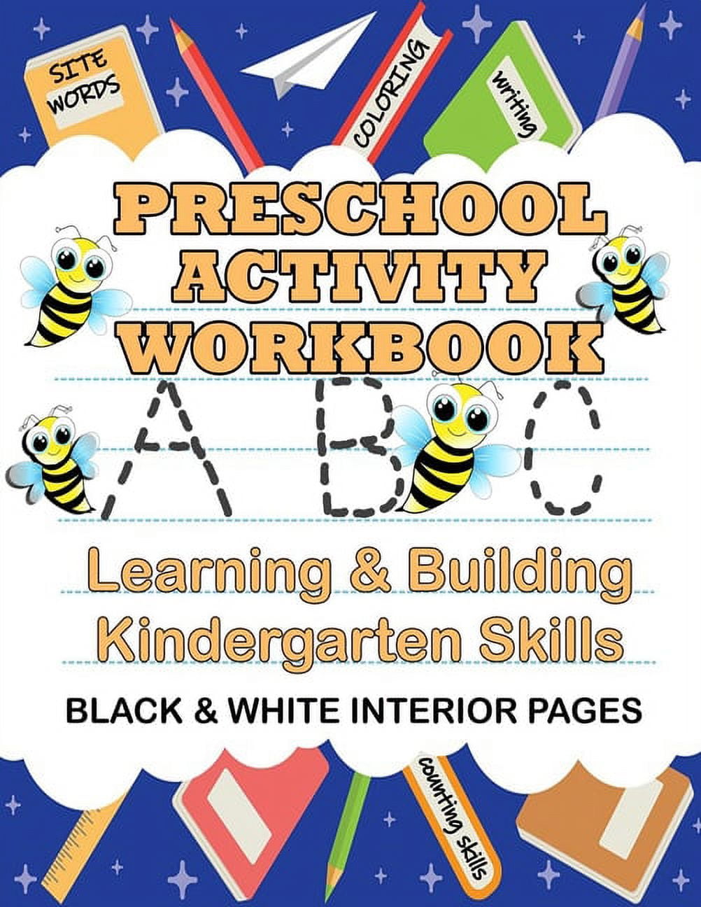 Preschool Learning and Building Kindergarten Skills Activity Workbook ...