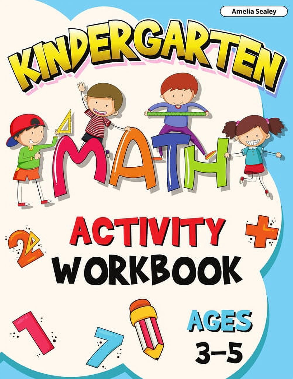 Preschool Math Activity Book Ages 3-5: Math Workbook for Preschoolers ...