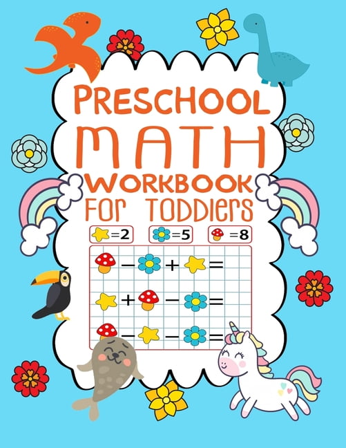 Preschool Math Workbook For Toddlers: Number Tracing Pages, Fill in The ...