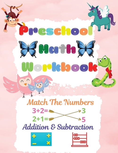 Preschool Math Workbook: Preschool Math Workbook For Toddlers Ages 2-6 ...