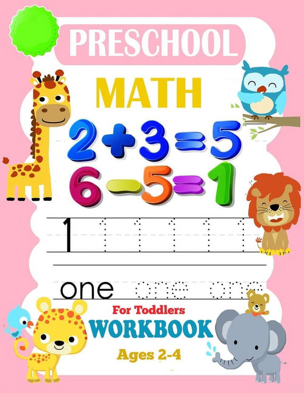 Preschool Math Workbook for Toddlers Ages 2-4 : Math Addition And ...