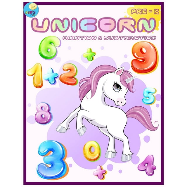Preschool Math Workbook: Unicorn Addition & Subtraction: Preschool ...