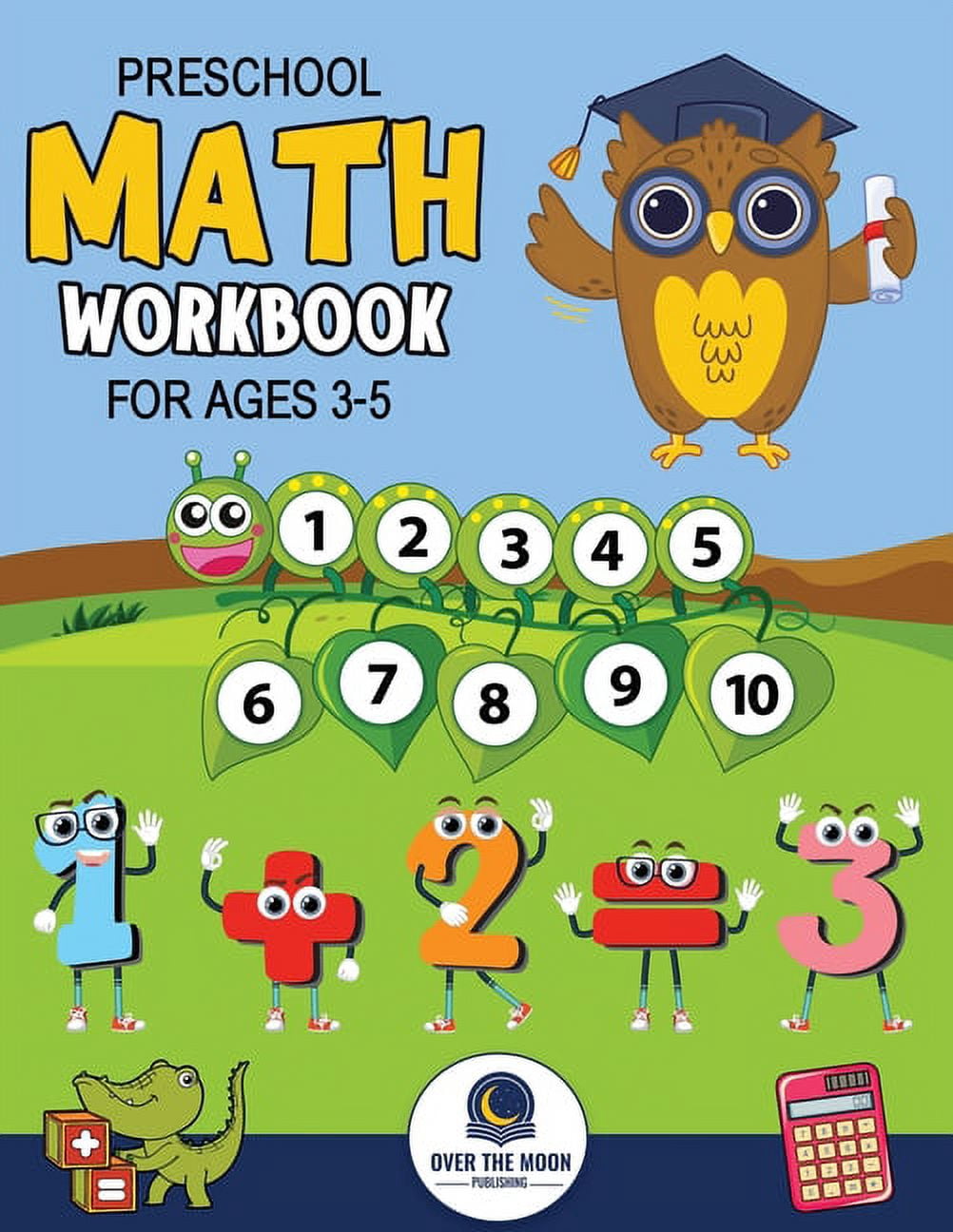 Preschool Math Workbook for Kids Ages 3-5: A Beginner Math Activity ...