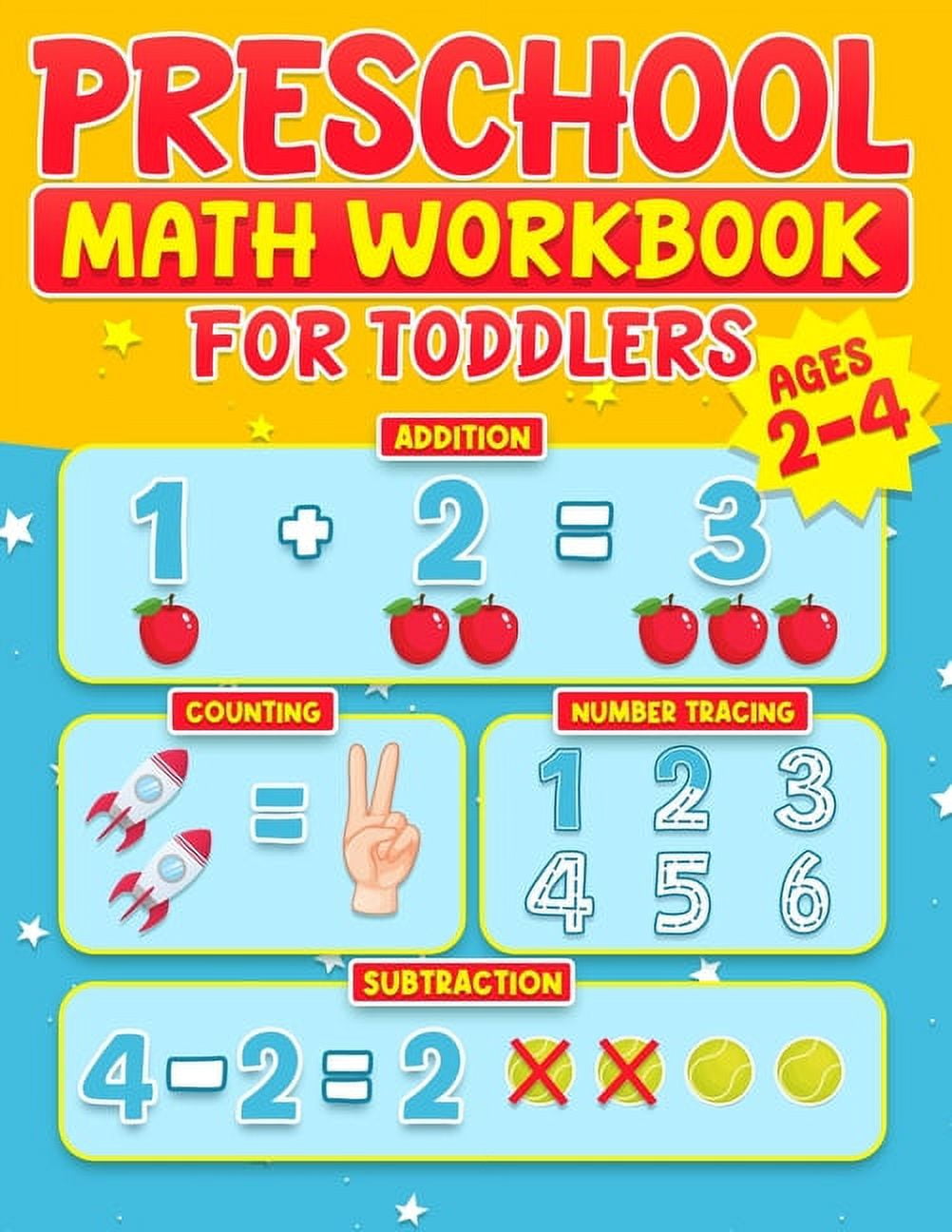 Preschool Math Workbook for Toddlers Ages 2-4: Learning Activities ...
