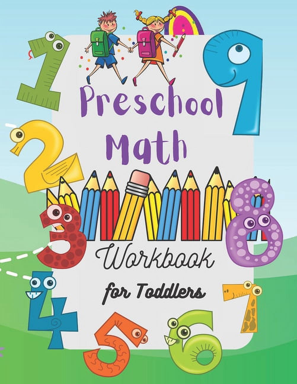 Preschool Math Workbook for Toddlers: Ages 2-6: Beginner Math Preschool ...