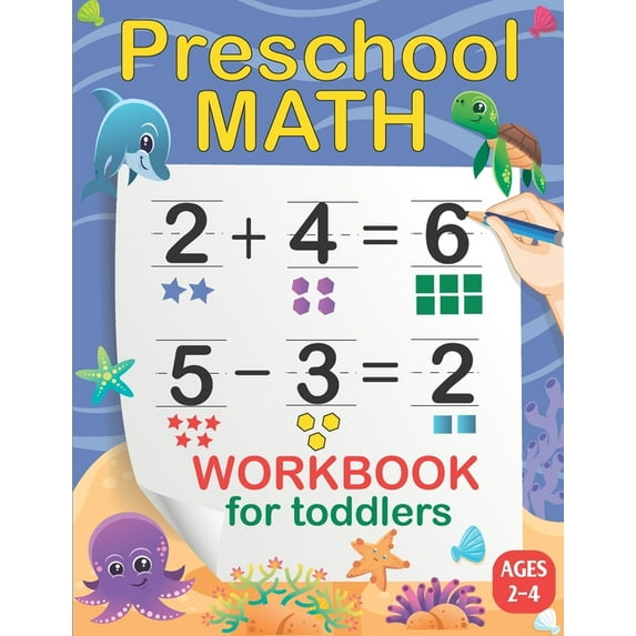 Preschool Math Workbook for Toddlers: Number Tracing, Addition and ...