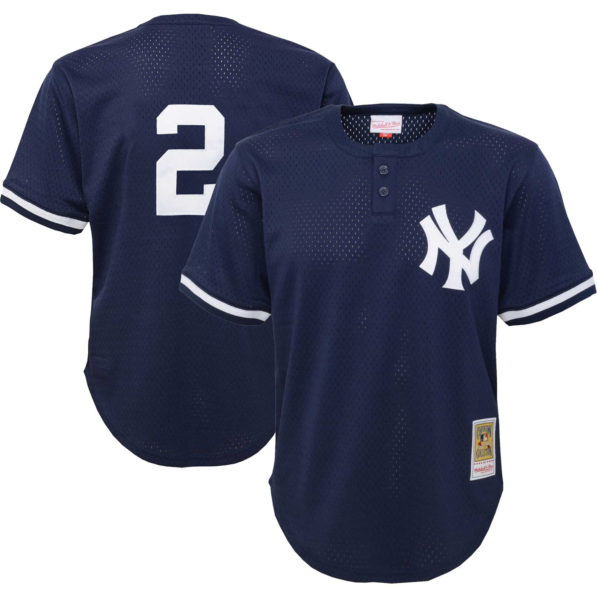 Preschool Mitchell & Ness Derek Jeter Navy New York Yankees Cooperstown ...