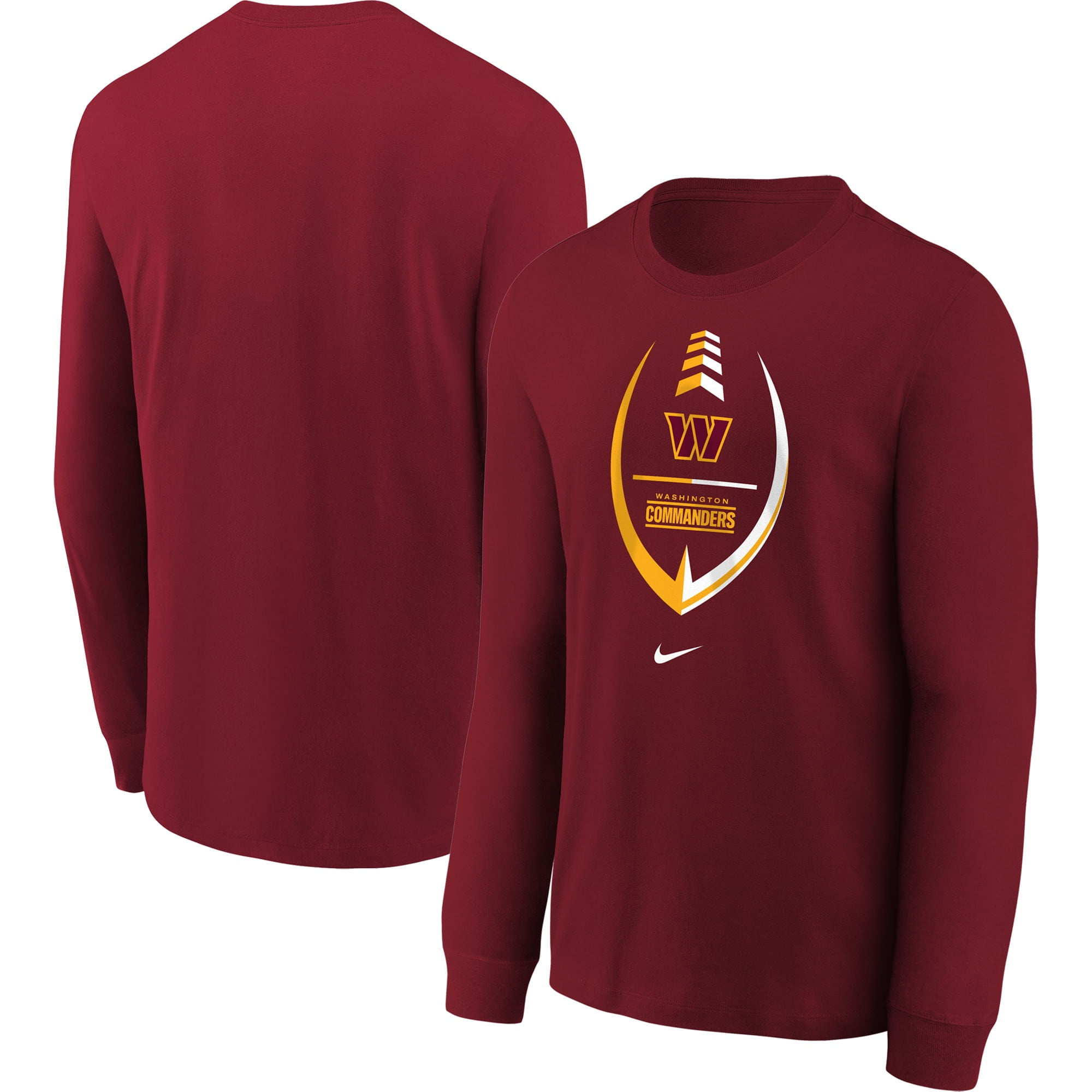 Preschool Nike Burgundy Washington Commanders Icon Football Performance ...