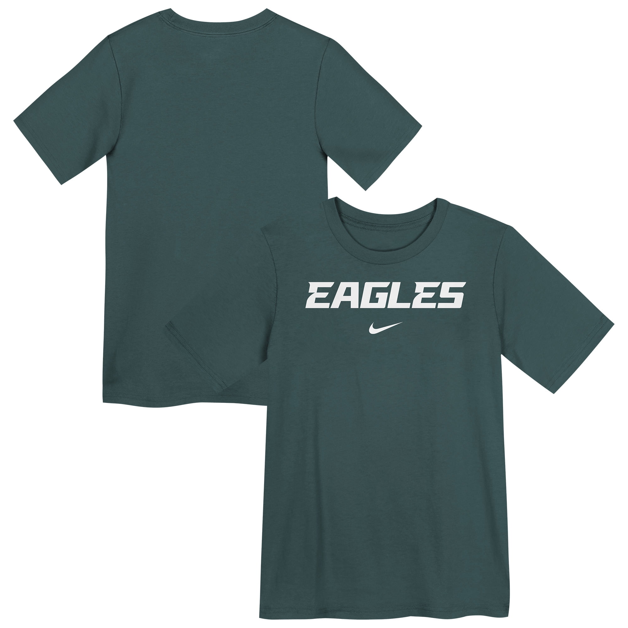 Preschool Nike Midnight Green Philadelphia Eagles Wordmark T-Shirt ...