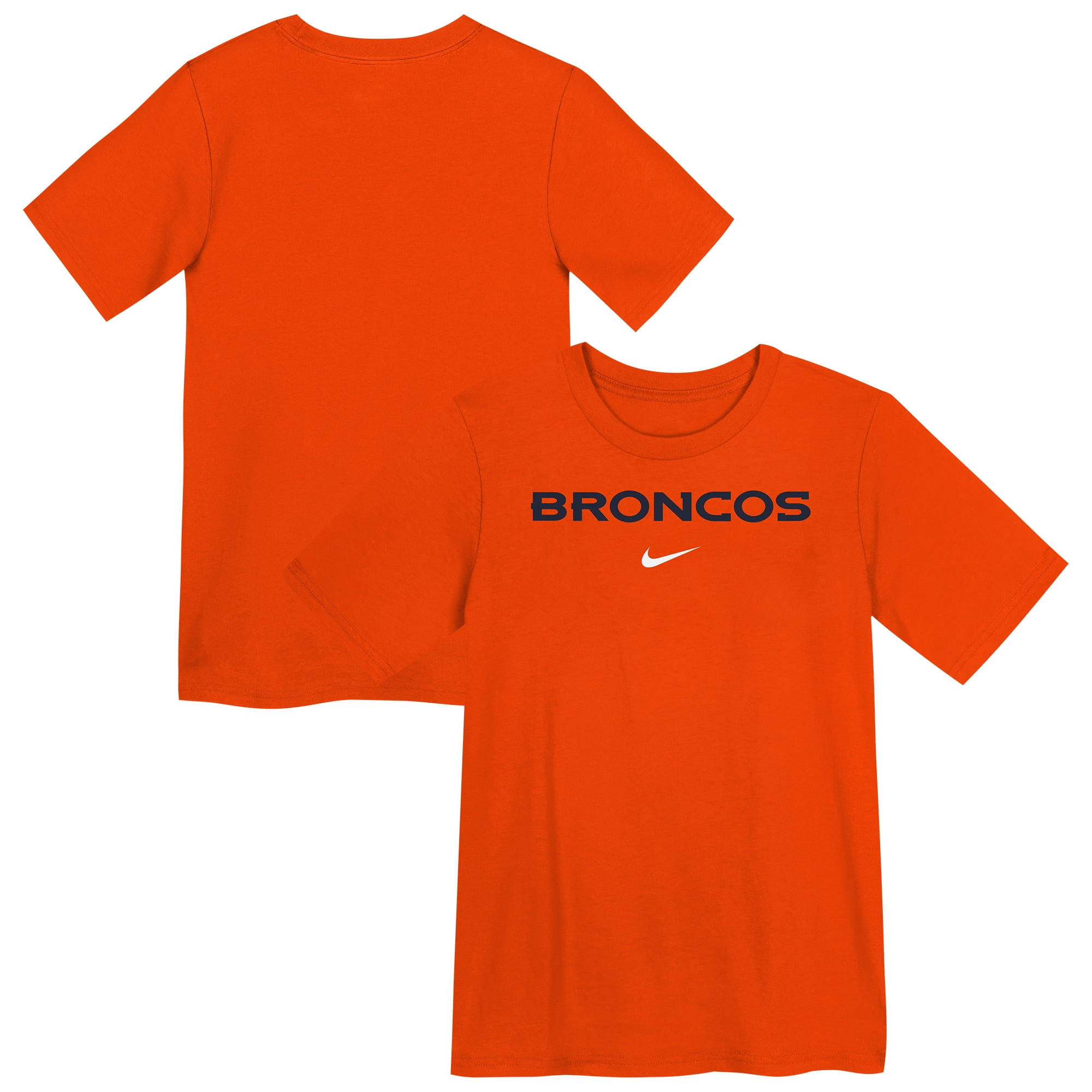 Preschool Nike Orange Denver Broncos Wordmark T-Shirt - Walmart.com