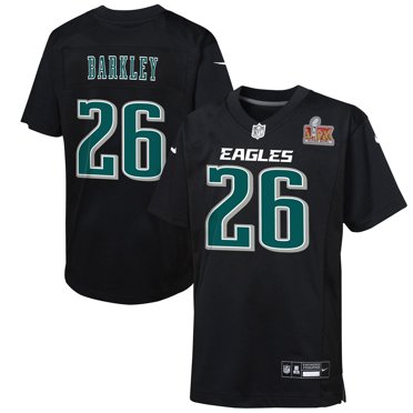 Men's Nike Saquon Barkley Carbon Black/Kelly Green Philadelphia Eagles ...