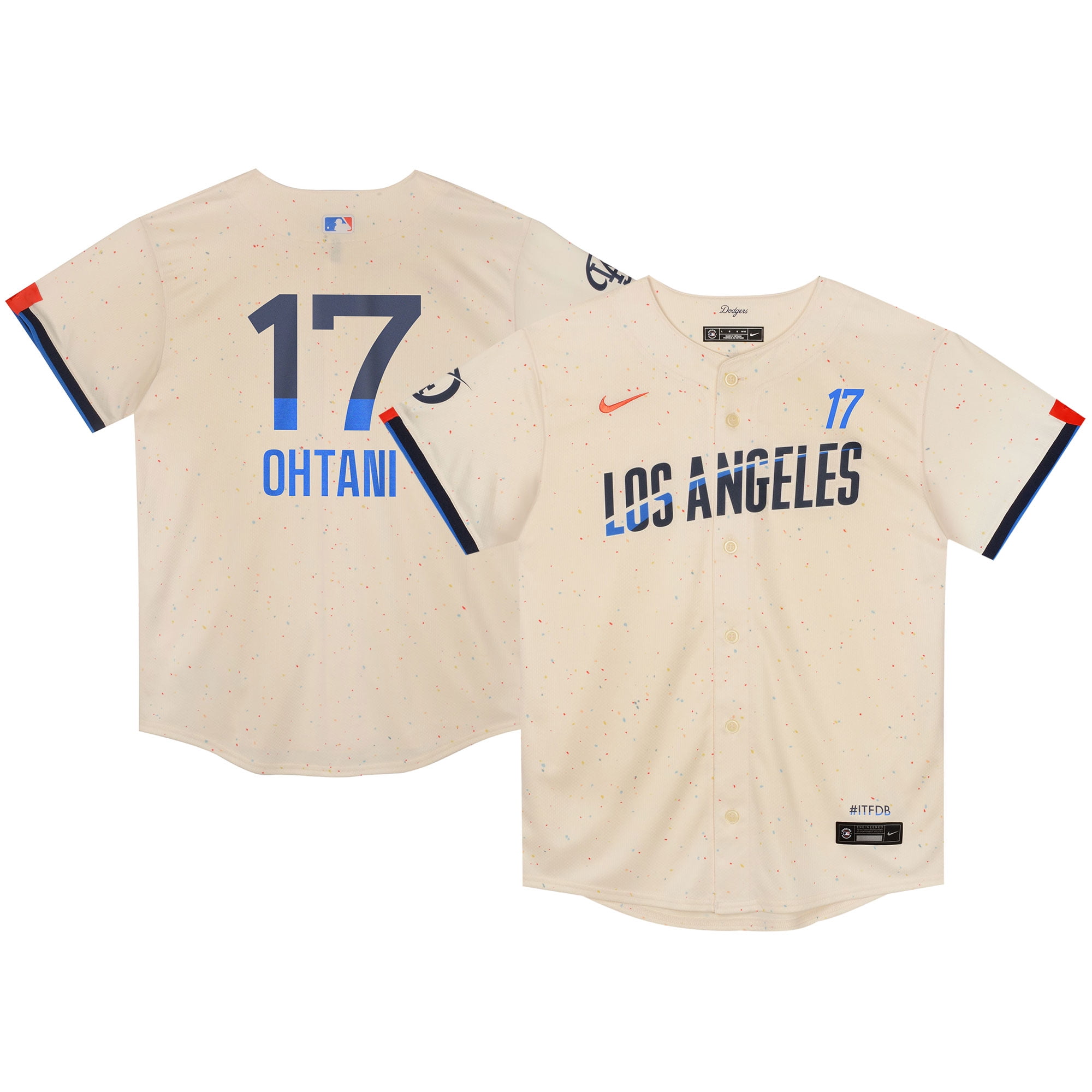 Preschool Nike Shohei Ohtani Cream Los Angeles Dodgers 2024 City ...