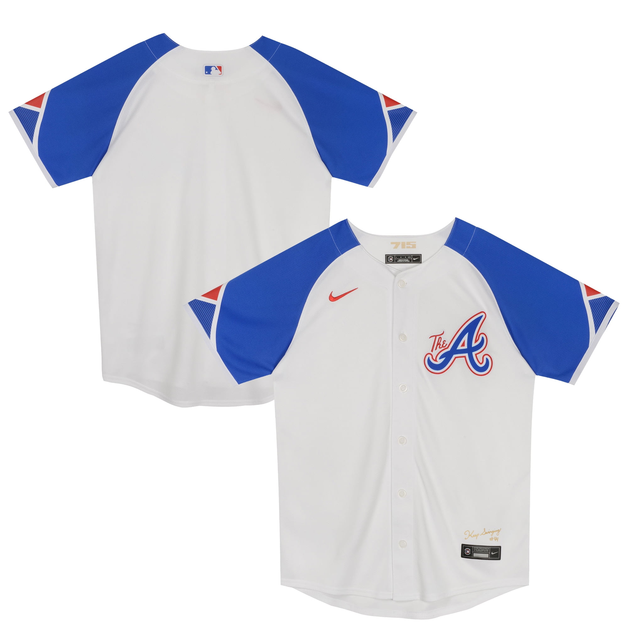 Preschool-Nike White Atlanta Braves City Connect Jersey - Walmart.com
