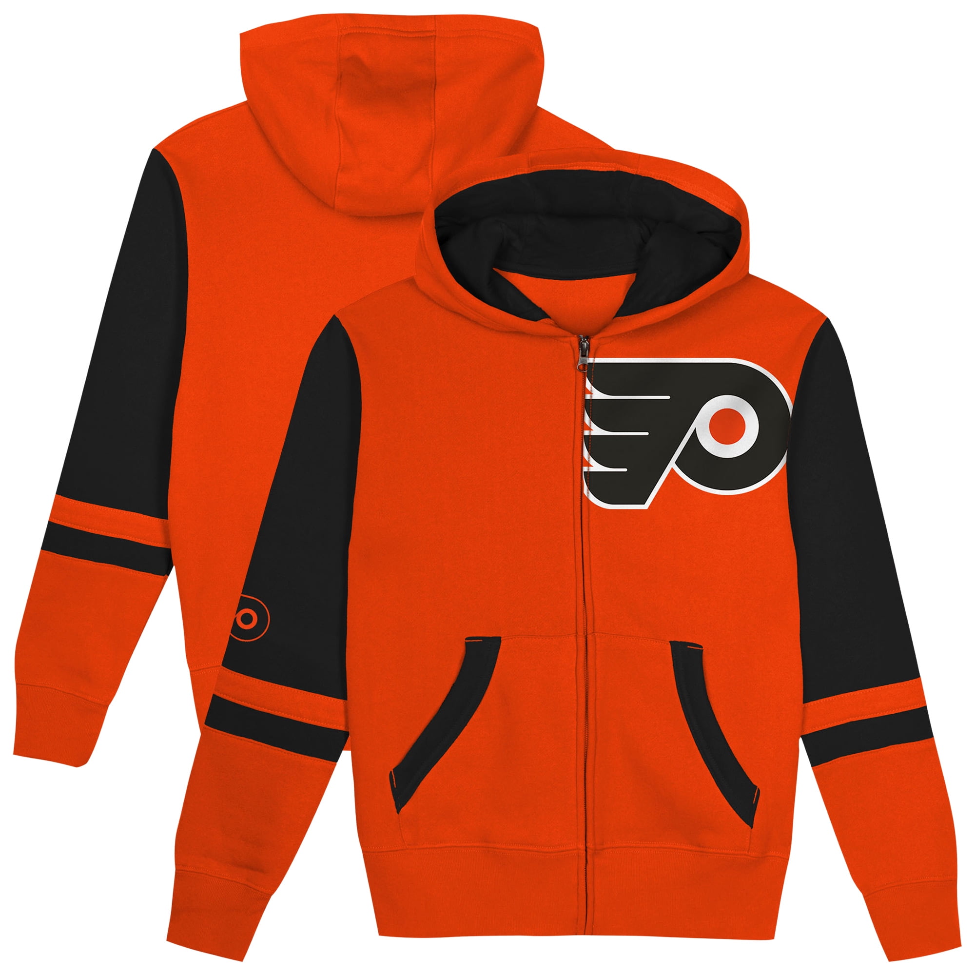 Preschool Orange Philadelphia Flyers Face Off Full-Zip Hoodie - Walmart.com