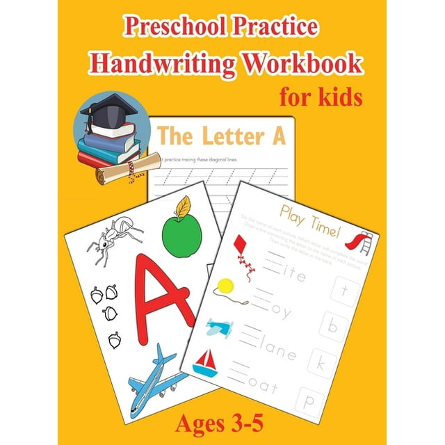 Preschool Practice Handwriting Workbook for Kids Ages 3-5: Pre K ...