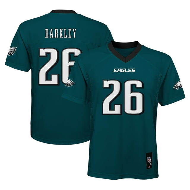 Preschool Saquon Barkley Midnight Green Philadelphia Eagles Replica Player Jersey - Walmart.com