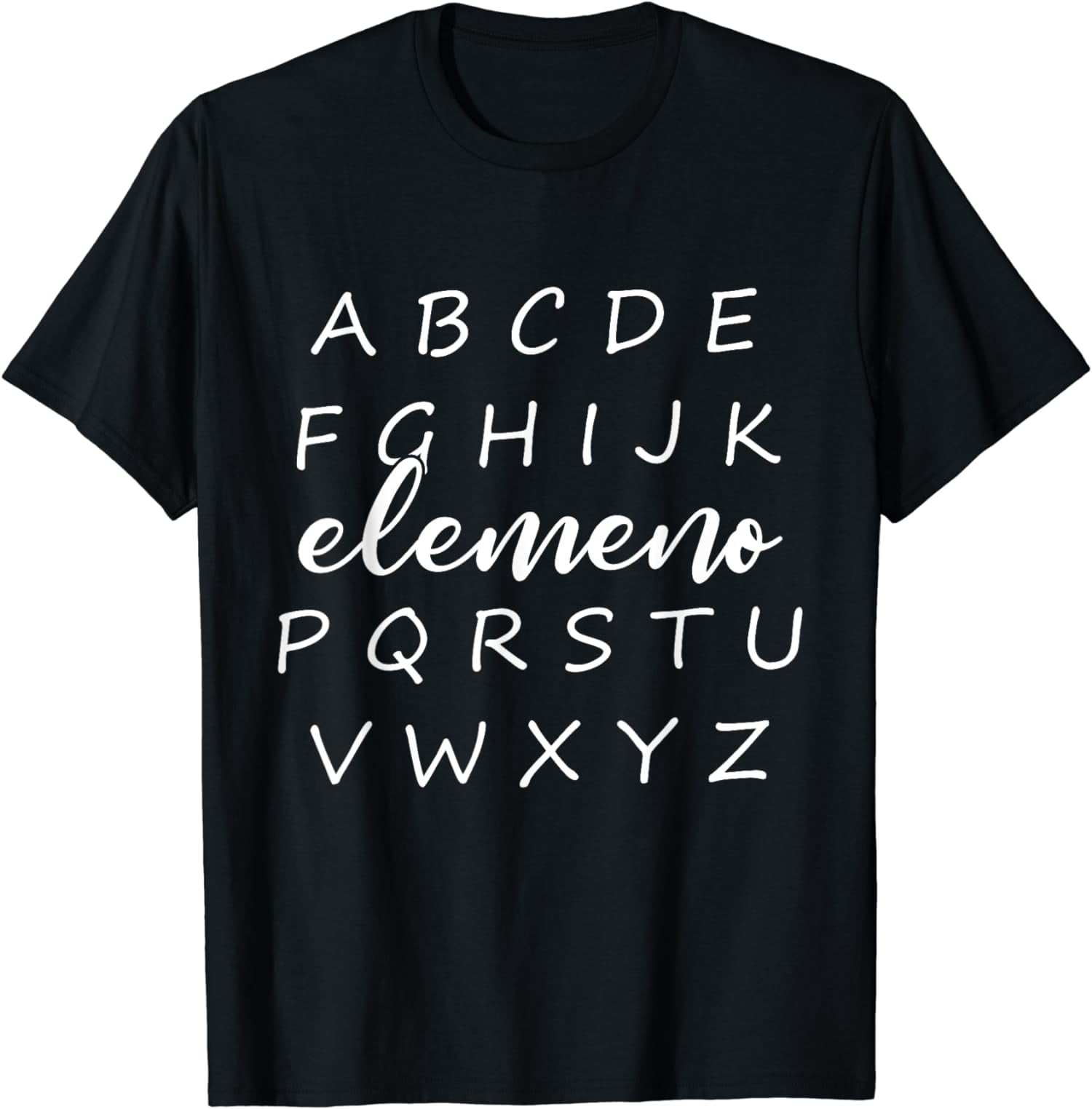 Preschool Teacher Shirts Kindergarten Alphabet Elemeno Gifts T-Shirt ...