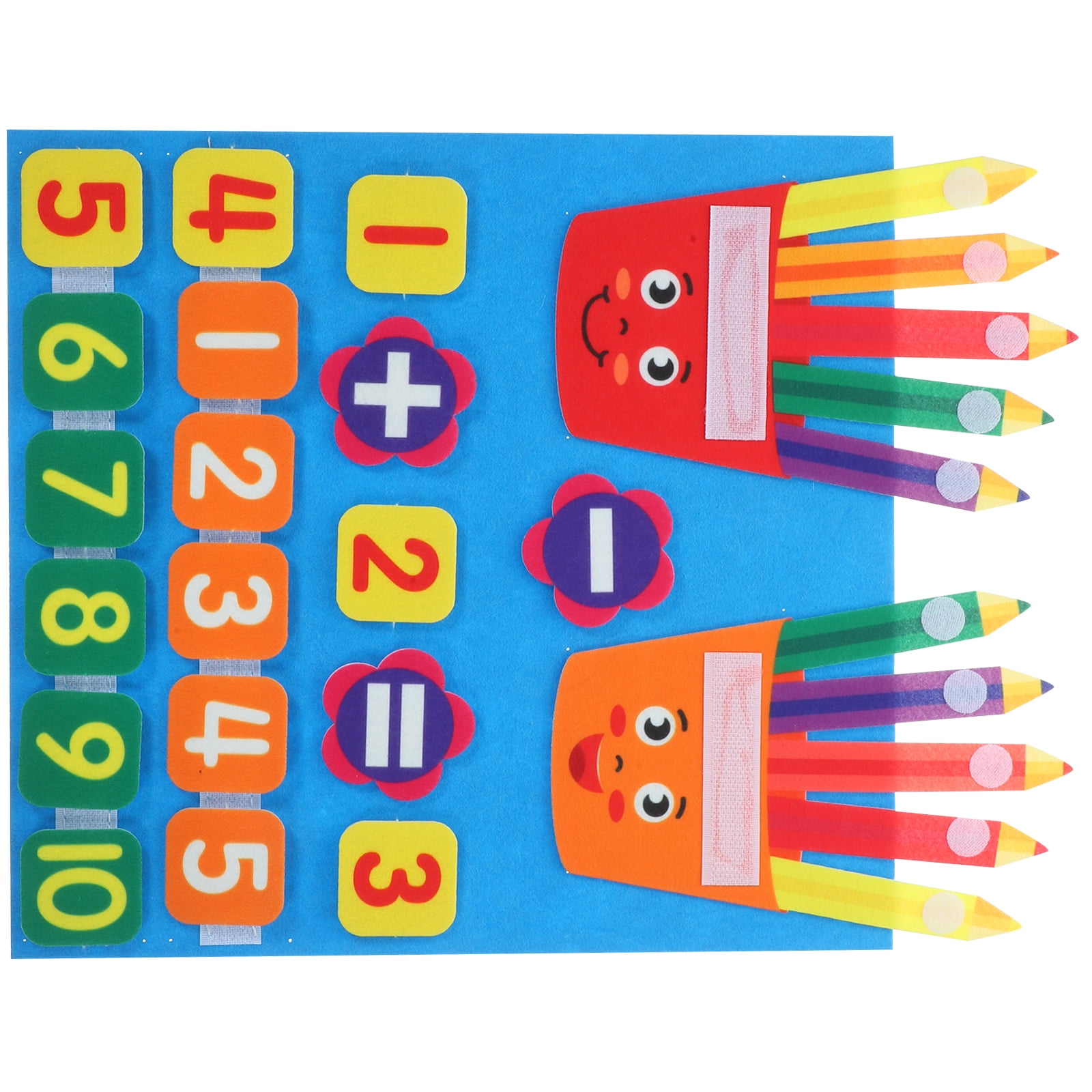 Preschool Teaching Aids Match Toy Childrens Toys Explore Felt Finger ...