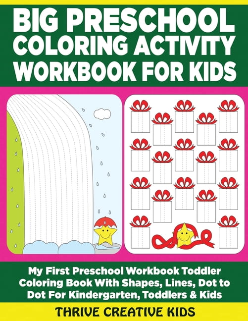 Preschool Toddler Coloring Book: Big Preschool Coloring Activity ...