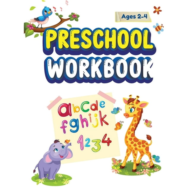 Preschool Workbook Ages 2-4 : Preschool Learning Activities Tracing ...