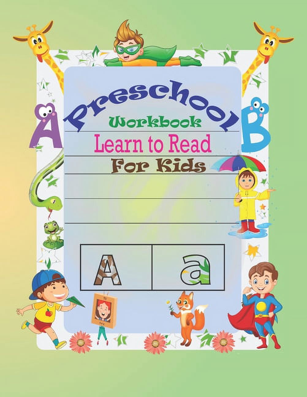Preschool Workbook Learn to Read For Kids: Special Learning Book For ...