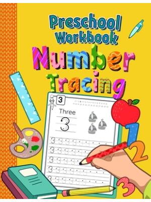Preschool Workbook Number Tracing : Trace Numbers Practice Book for ...