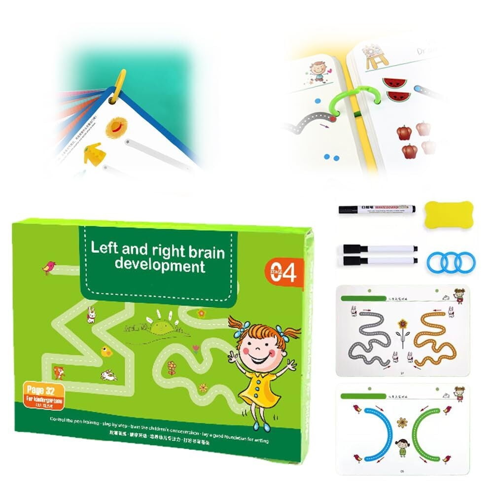 Preschool workbook,Kindergarten workbooks,Workbook Reusable Early ...