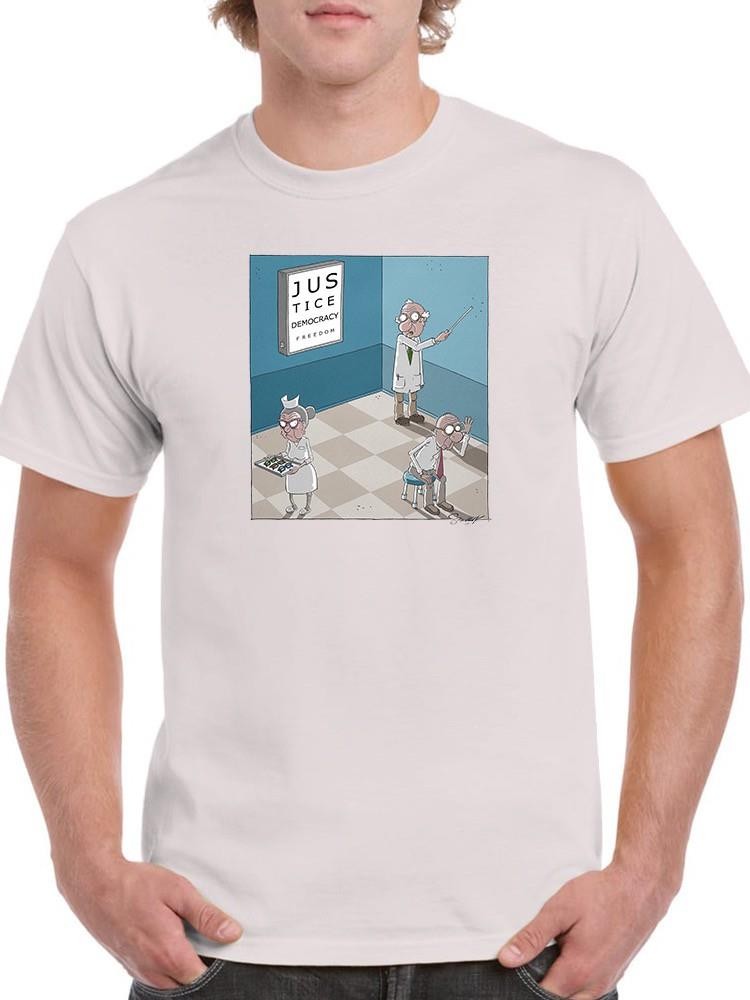 Prescipted Justice T-Shirt Men -Engin Selcuk Designs, Male Medium - Walmart.com