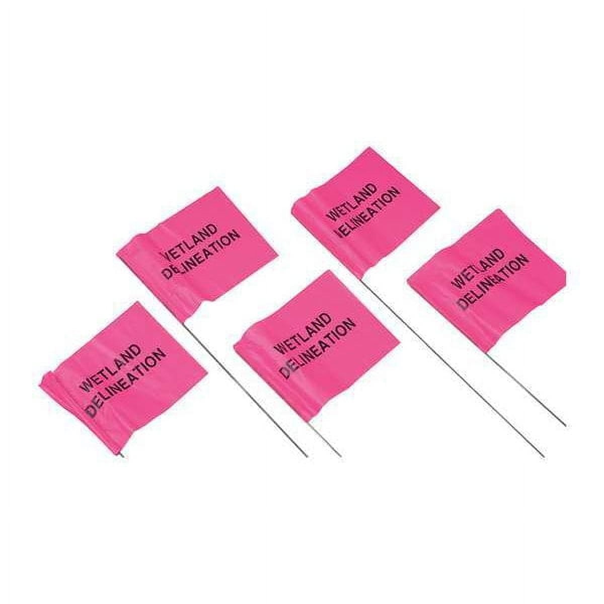 Presco Marking Flag,Pink Glo,Electric,PVC,PK100 4521PGBK381-200 ...
