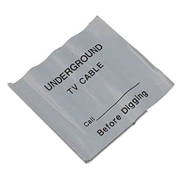 Presco Marking Flag, PVC, Cable TV, 4" L., 100 PK 4521SVBK3572-200 ...