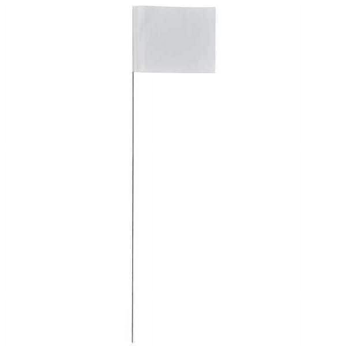 Presco Marking Flag,White,Blank,PVC,PK100 2321W-200 - Walmart Business ...