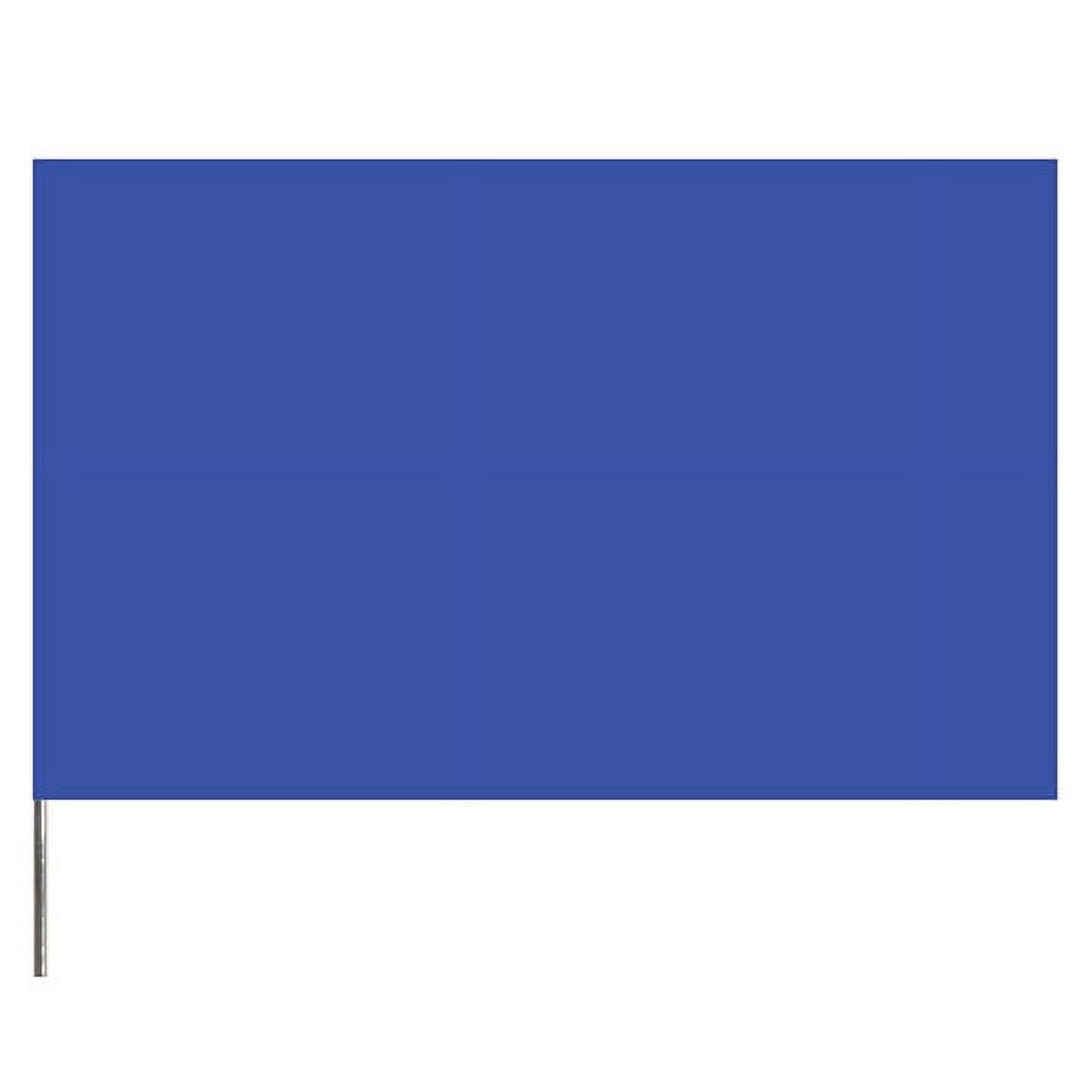 Presco PresGlo Marking Flags, 21", Blue Glo, 100/Case - Walmart.com