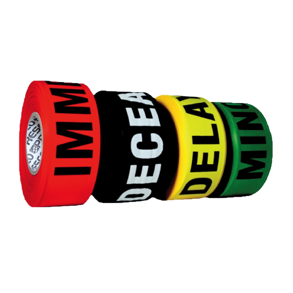 Presco Printed Roll Flagging Tape [Legends]: 1-1/2 in. x 300 ft ...