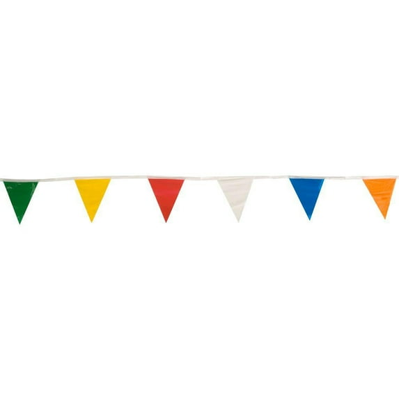 Presco Standard Pennant Flags: 60 ft. (Alternating 6 Colors) - Walmart.com