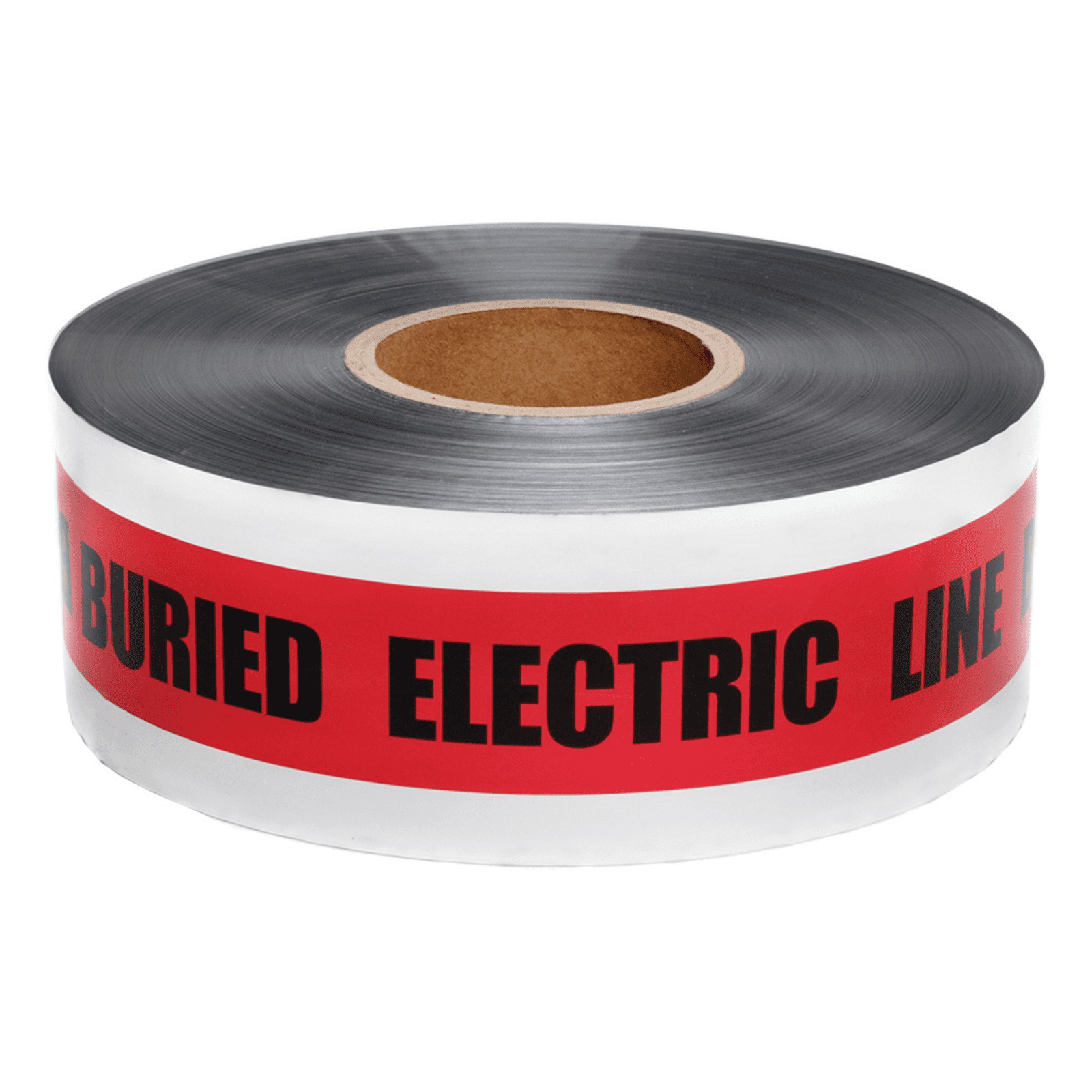Presco Underground Detectable Tape: 3 in. x 1000 ft. CAUTION BURIED ELECTRIC LIN - Walmart.com