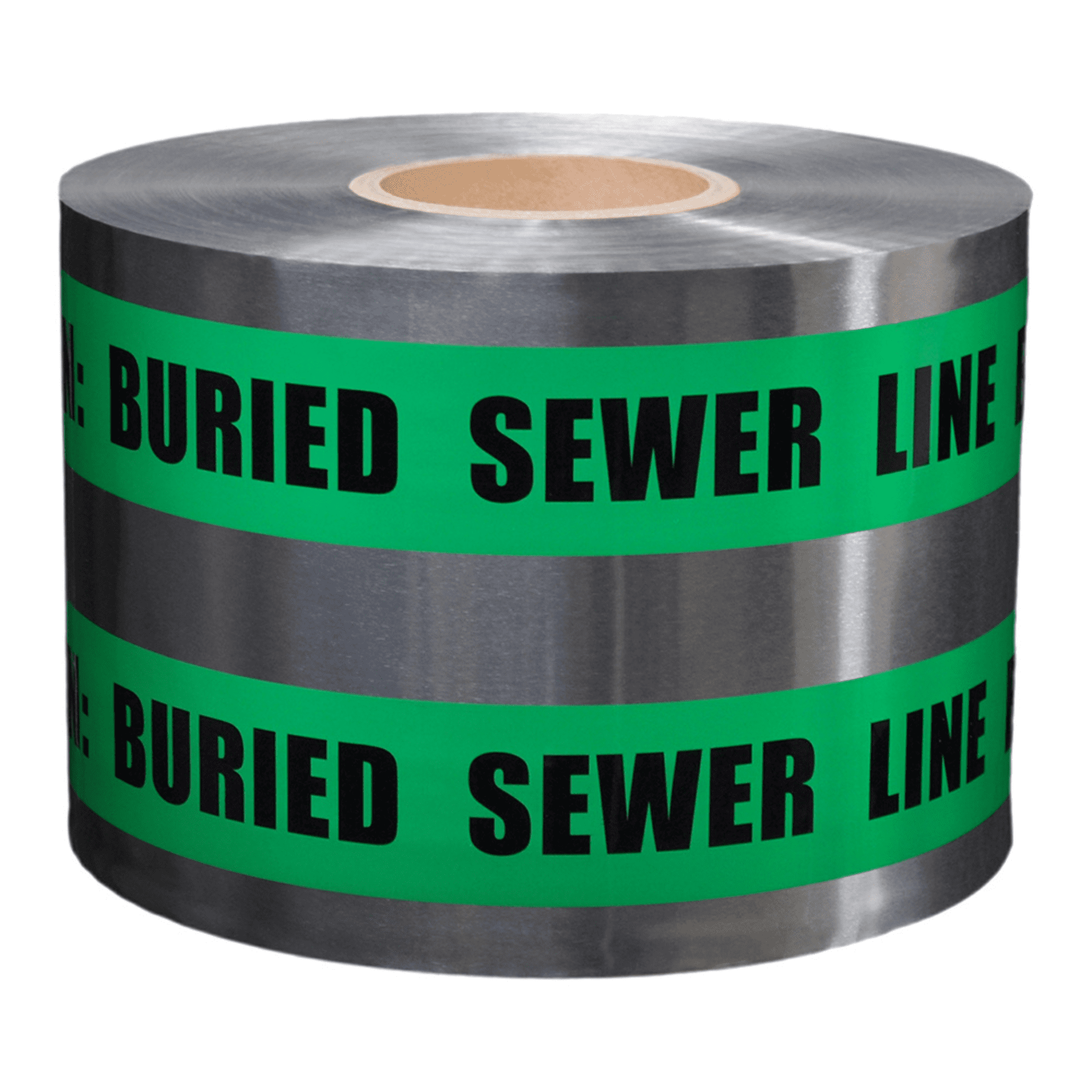 Presco Underground Detectable Tape: 6 in. x 1000 ft. (Green with Black ...