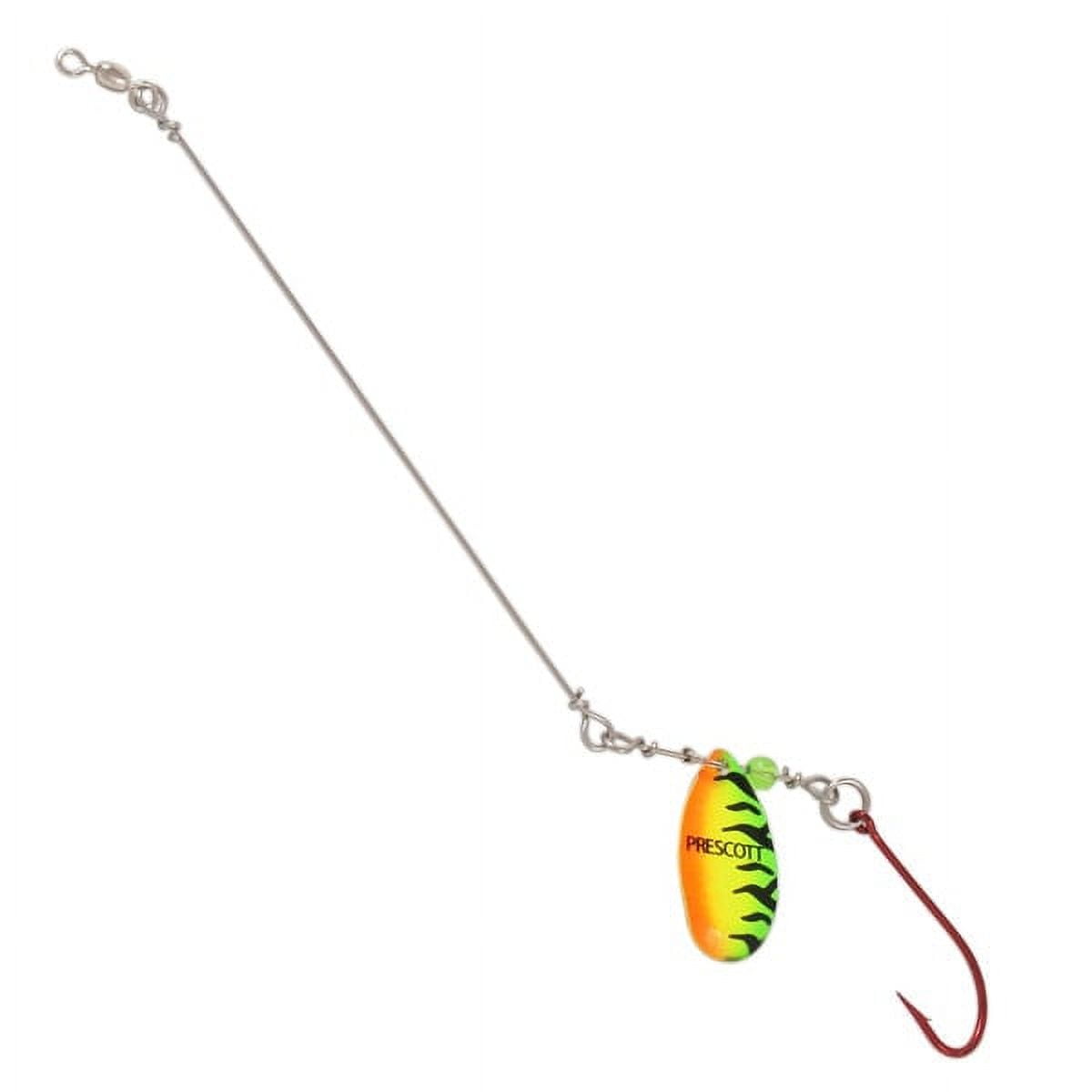Prescott Spinner Original Series 6" Leader 1-1/4" Prescott Blade - Fire ...