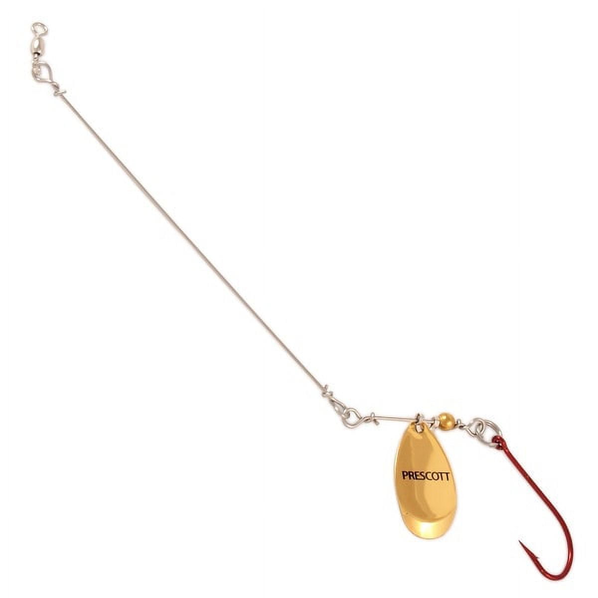 Prescott Spinner Original Series 6" Leader 1-1/4" Prescott Blade - Gold ...